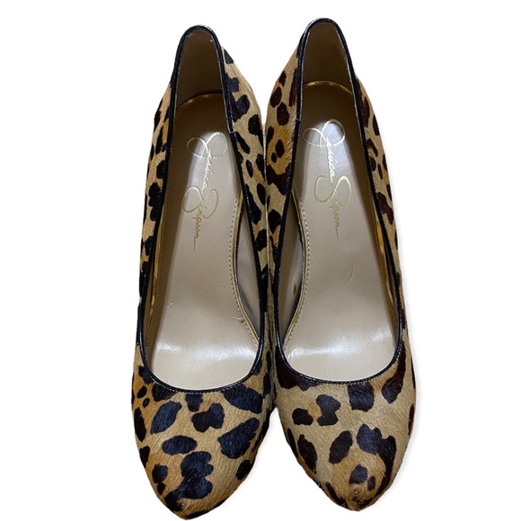 Jessica Simpson | Shoes | Jessica Simpson Platform Leopard Calf Hair ...